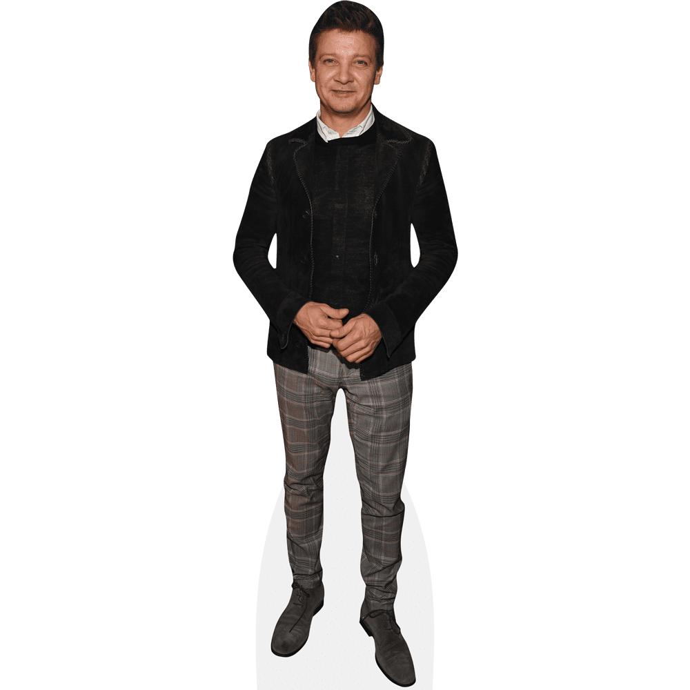 Jeremy Renner (Jacket) Lifesize Cardboard Cutout Standee - Walmart.com