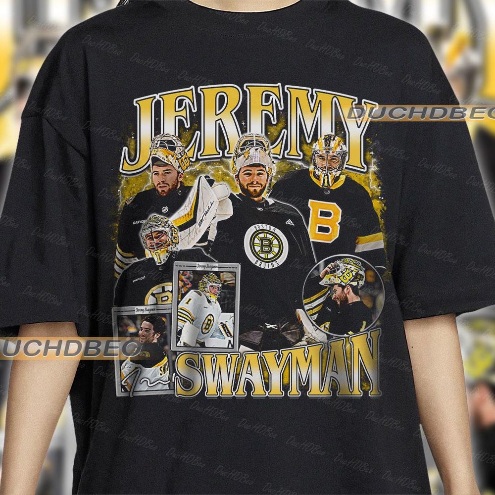Jeremy Swayman Shirt Ice Hockey American Professional Hockey ...