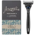 Jeremy's Razors 5-Blade Manual Razor, Precision Trimmer, Lubricating ...