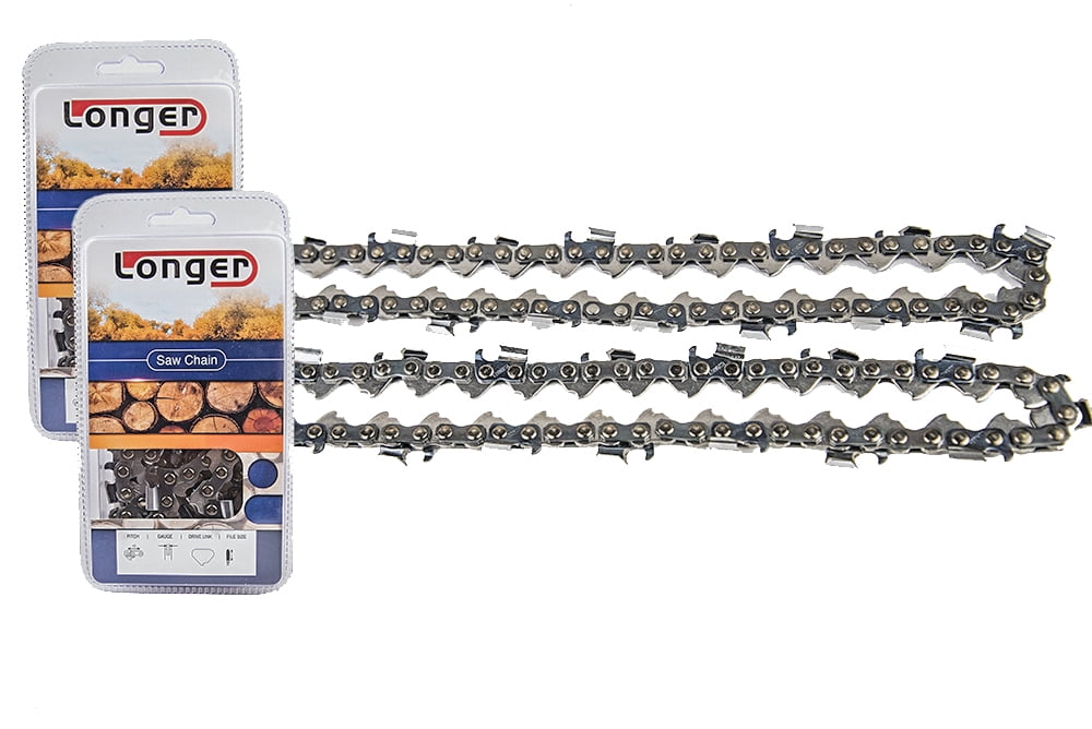 Jeremywell 16'' Chainsaw Chain Blade, 57 Drive Links, 0.050'' Gauge ...