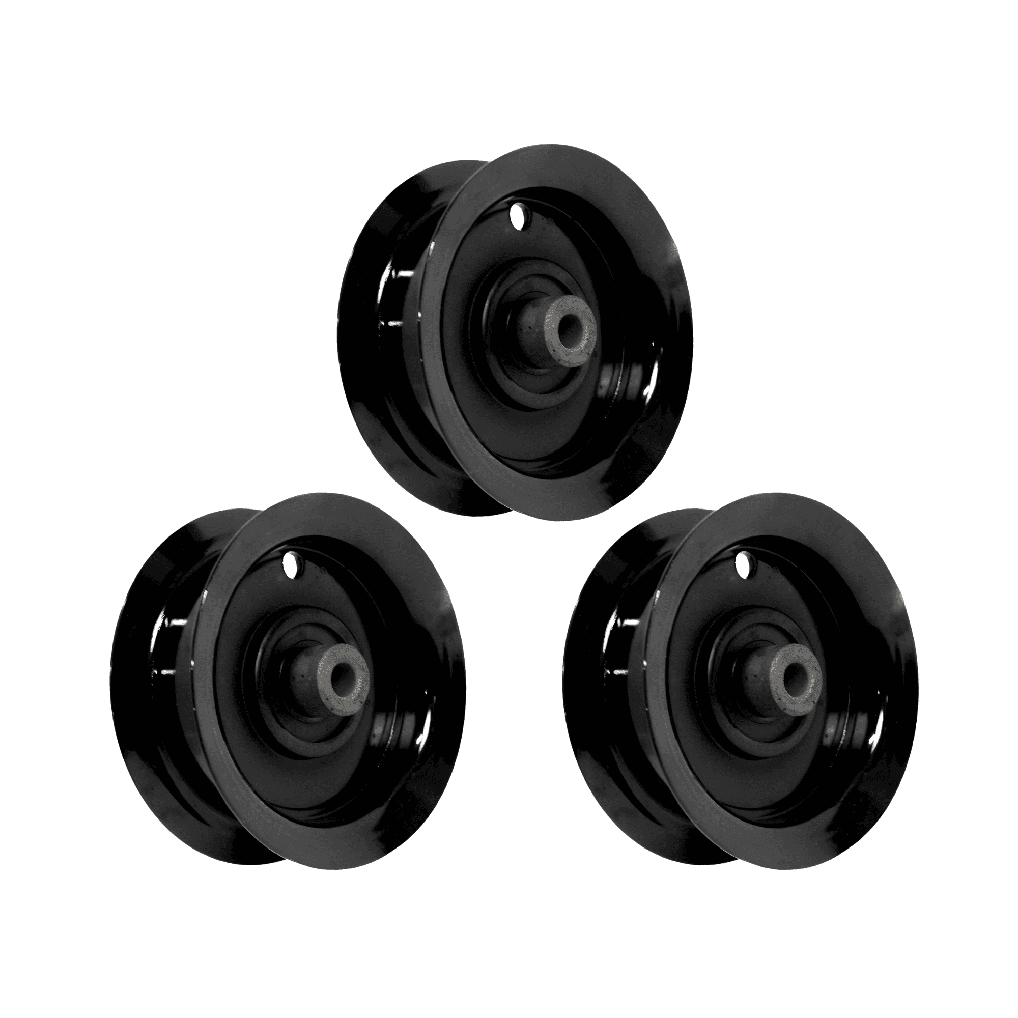 Jeremywell 3 Pack 106-2175 Flat Idler Pulley Fits Exmark Lawn Boy Toro ...