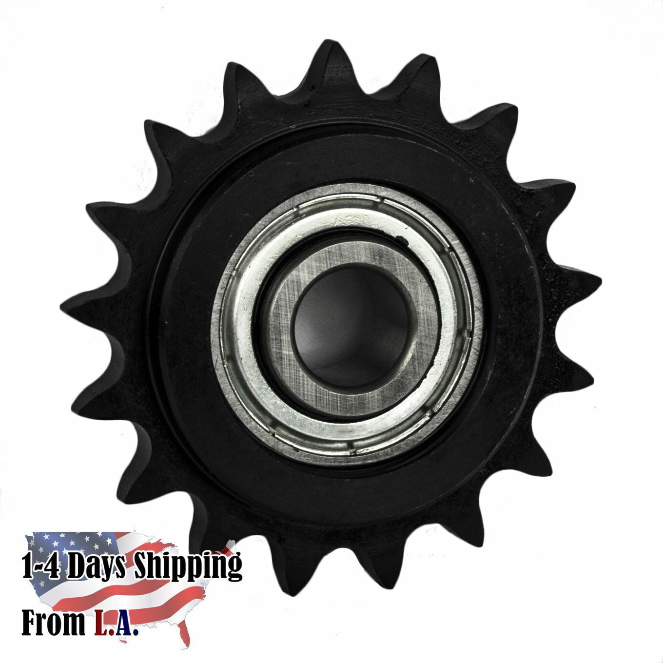 Jeremywell #40 Roller Chain Idler Sprocket 1/2" Bore Hardened 17 Tooth ...