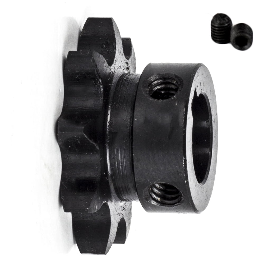 Jeremywell #40 Roller Chain Sprocket B Type 5/8" Bore Hardened 9 Tooth ...
