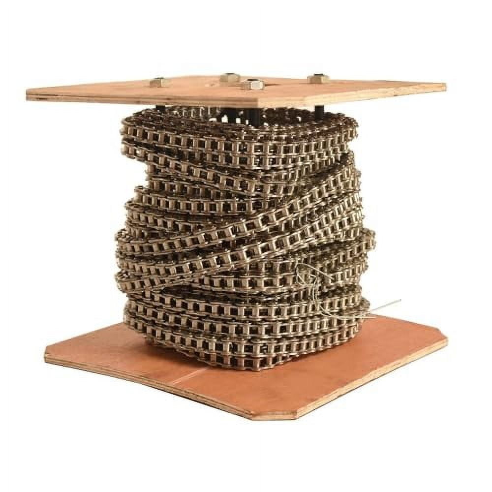 Jeremywell 40NP Nickel Plated Roller Chain 50ft (1200 Links) with 10 ...