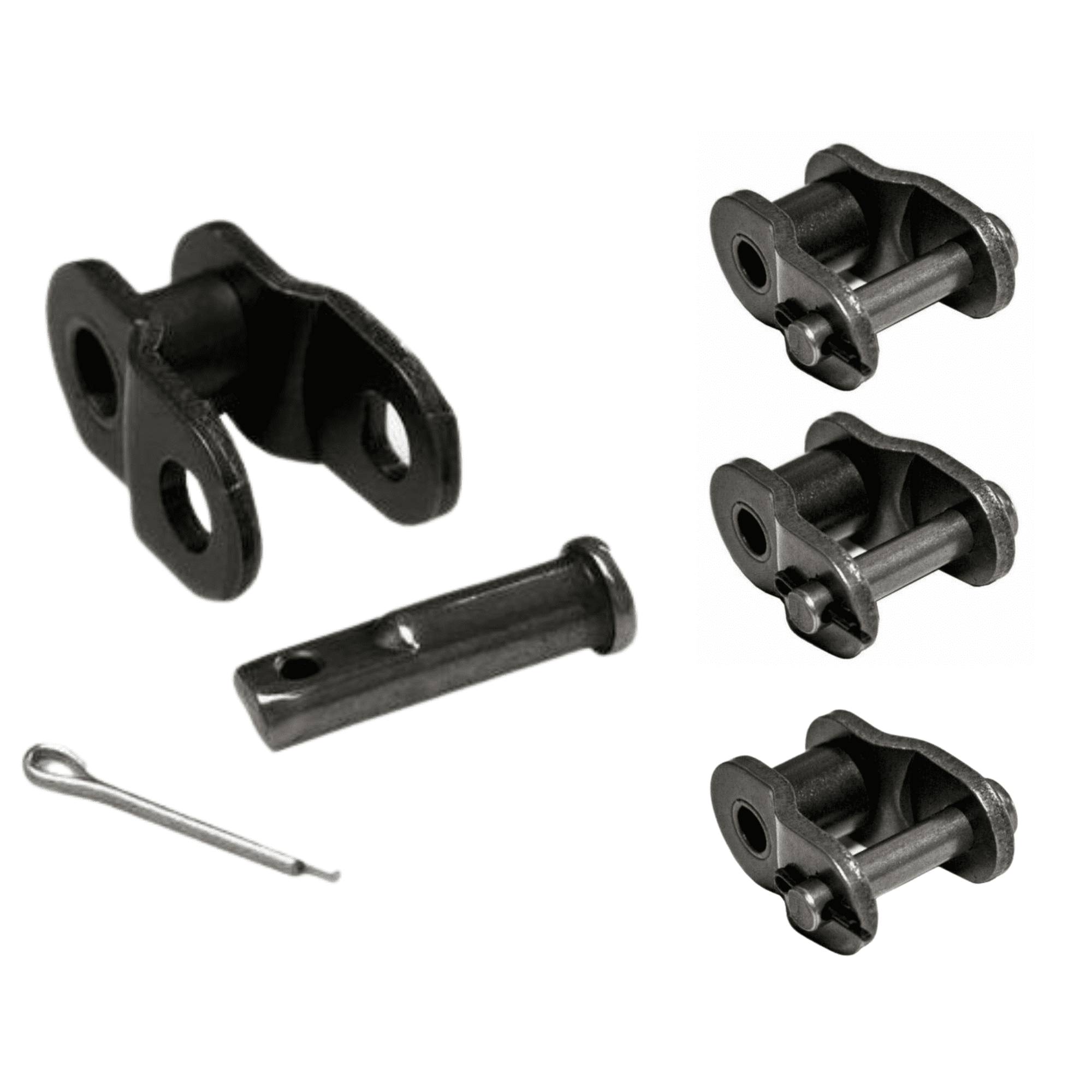 Jeremywell 4PCS Offset Link 80H 1/2 Link, Half Link, Crank Link, Spring ...