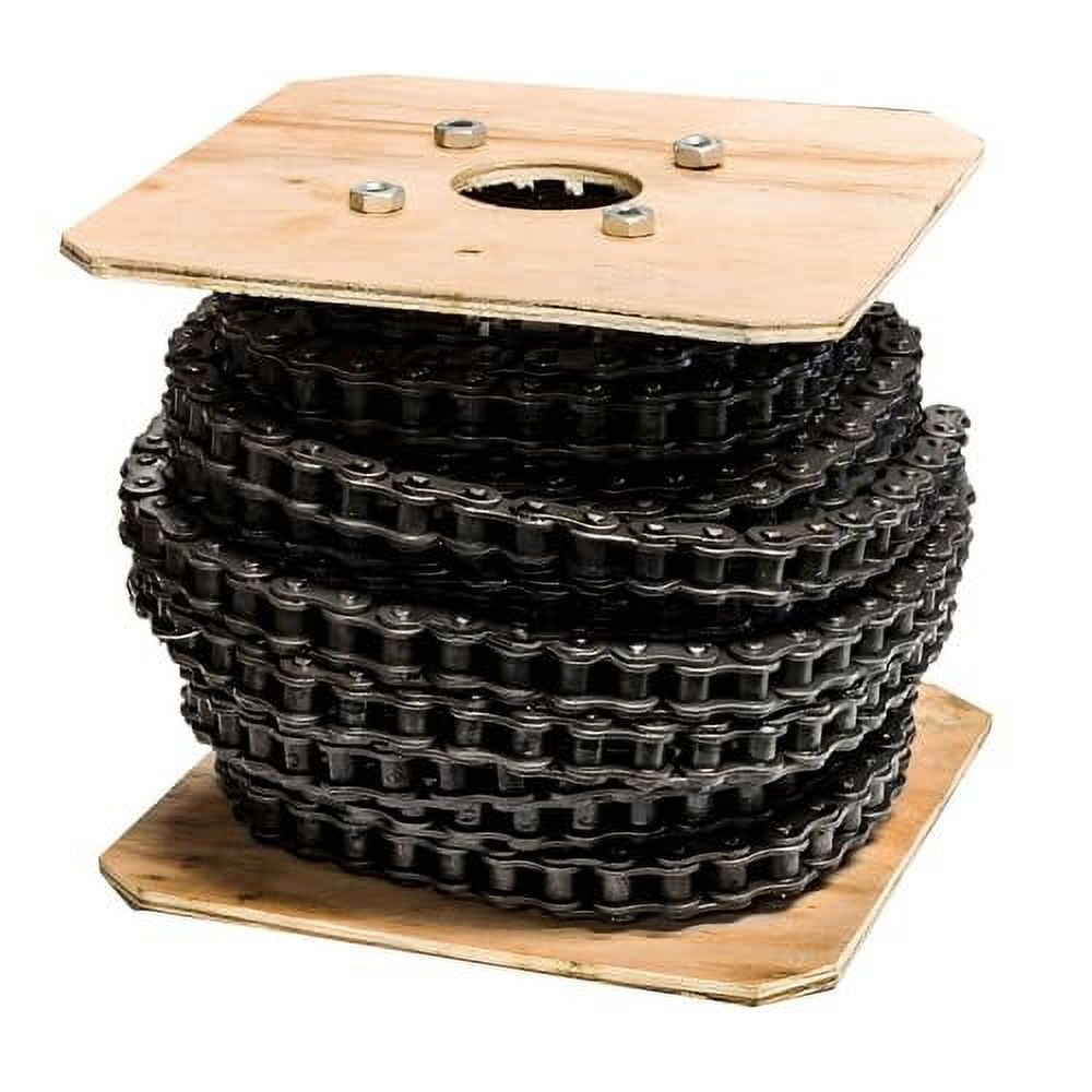 Jeremywell 50 Heavy Duty Roller Chain 50 Feet with 5 Connecting Links ...