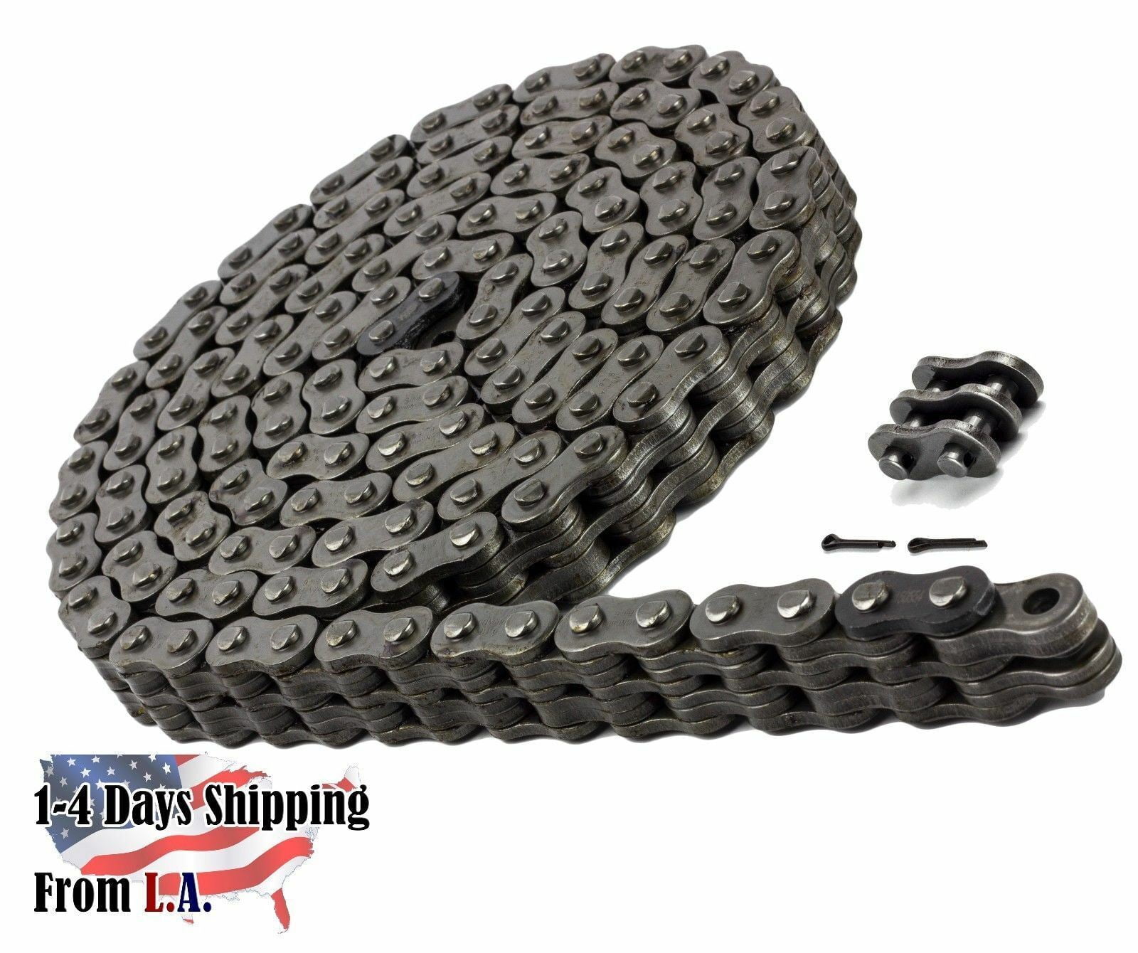 Jeremywell BL1446 Leaf Chain 10 Feet for Forklift Masts,Hoisting with 1 ...