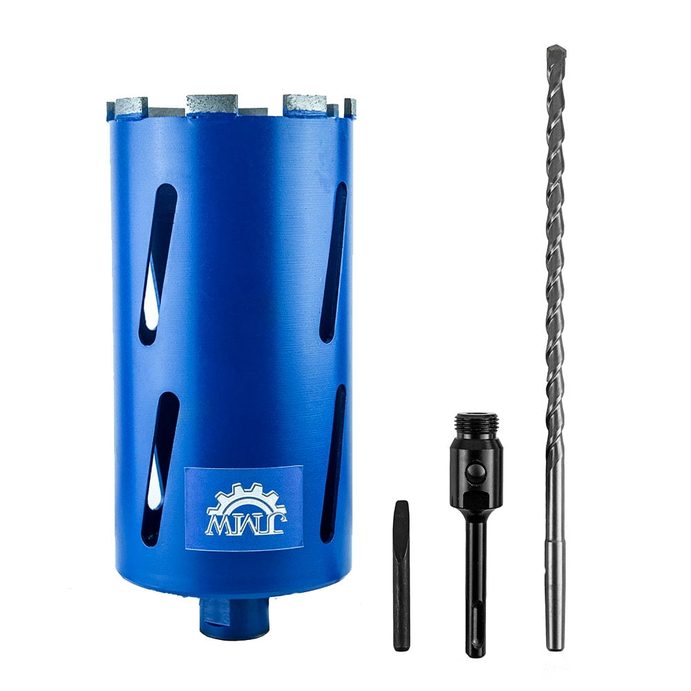 Jeremywell Dry Diamond Drill Core Bit for Brick and Concrete with Pilot ...
