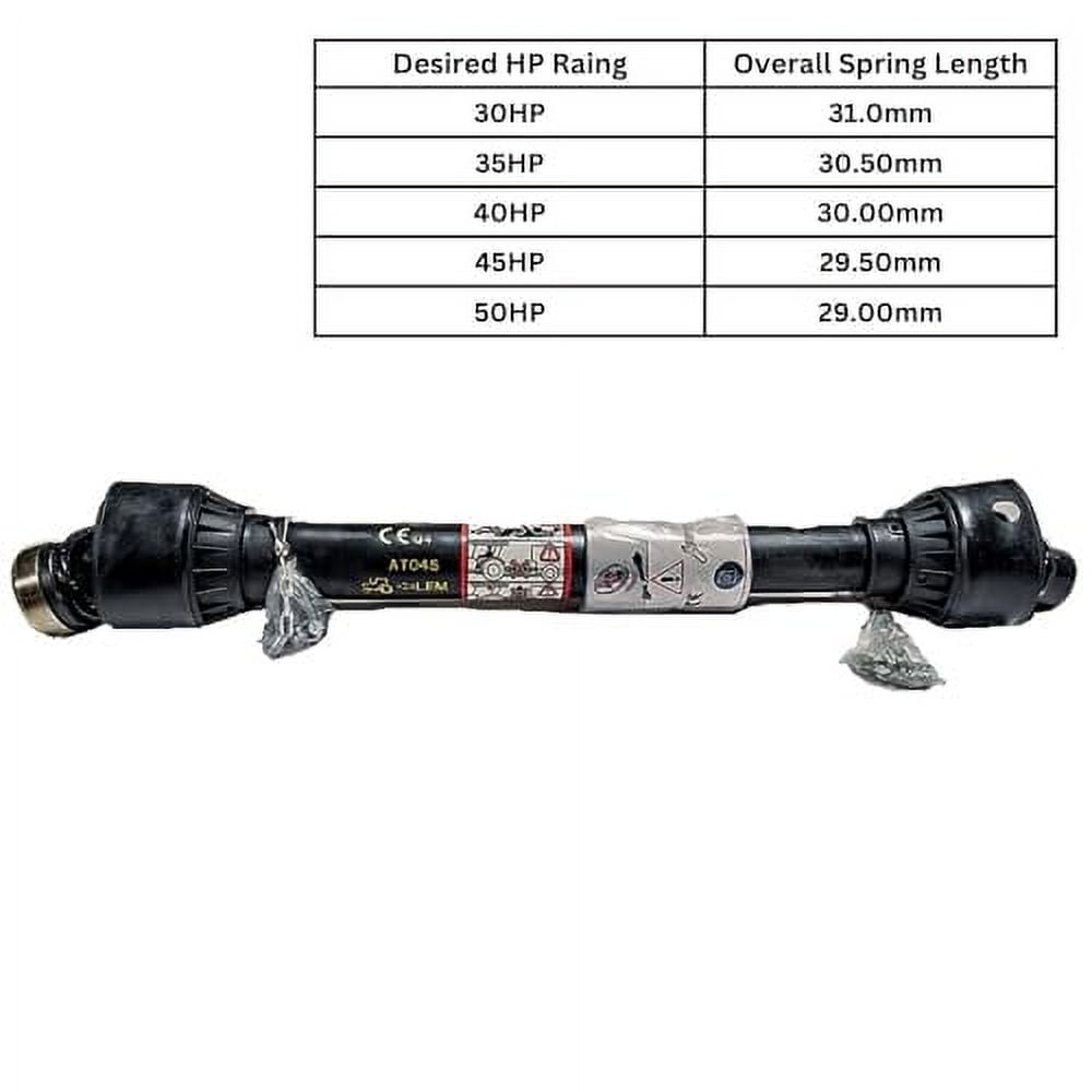 Jeremywell PTO Shaft 147022 Replacement/Fits 4’-7’ King Kutter Finish ...