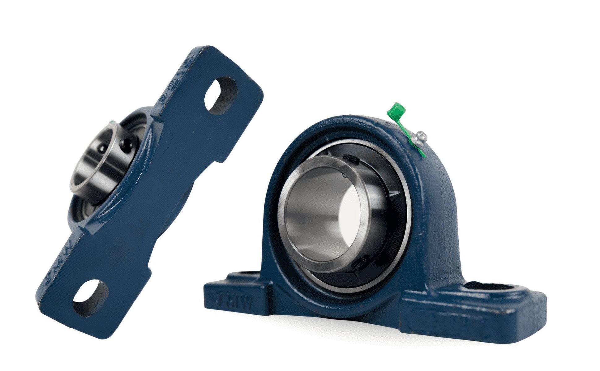 Jeremywell UCP210-31 Pillow Block Bearing (2 Pack), 1-15/16 inch Bore, 2 Bolt Flange Mounted ...