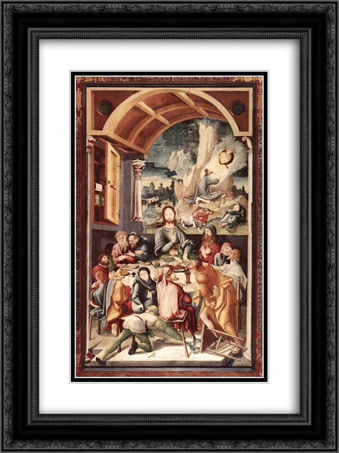 Jerg Ratgeb 2x Matted 18x24 Black Ornate Framed Art Print 'The Last ...