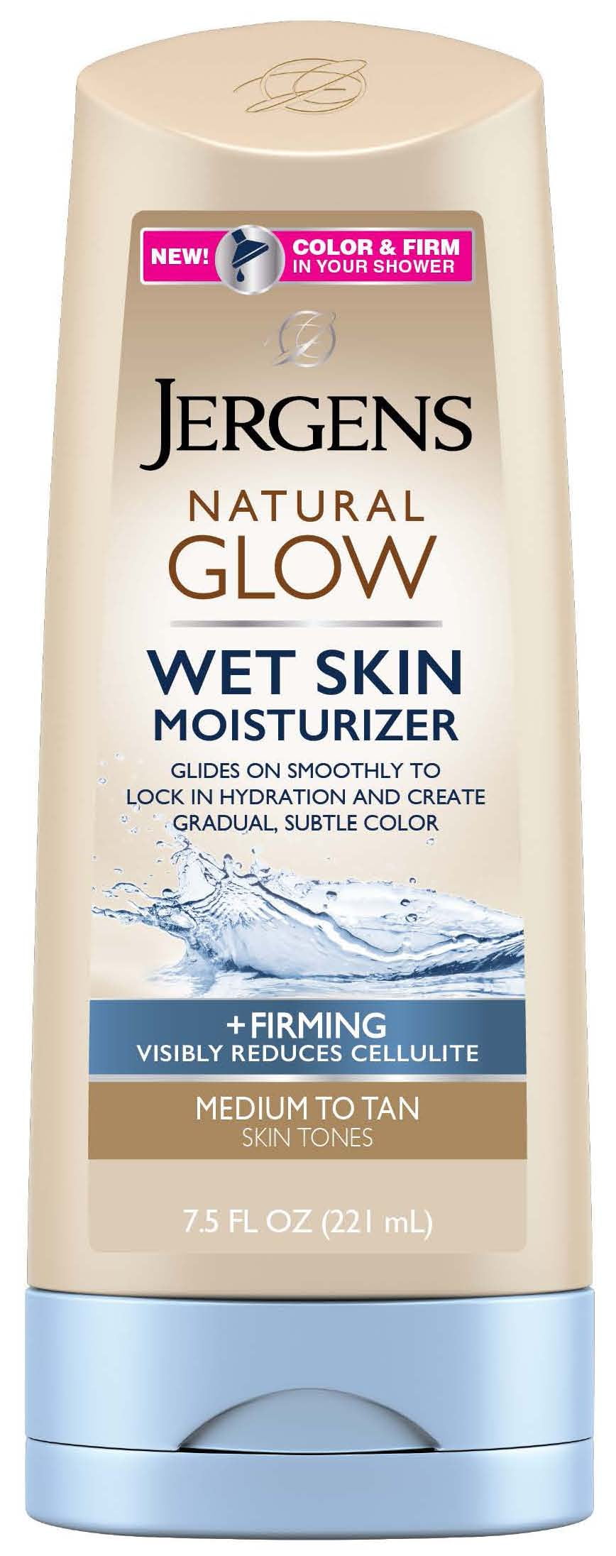 Jergens Hand and Body Lotion, Natural Glow +FIRMING Sunless Tanning Wet ...