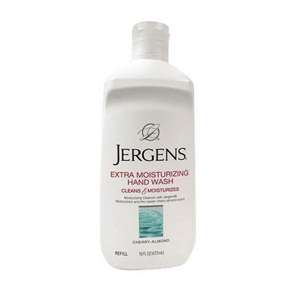 Jergens Moisturizing Liquid Hand Wash Classic Cherry Almond, 16 oz, 6 ...