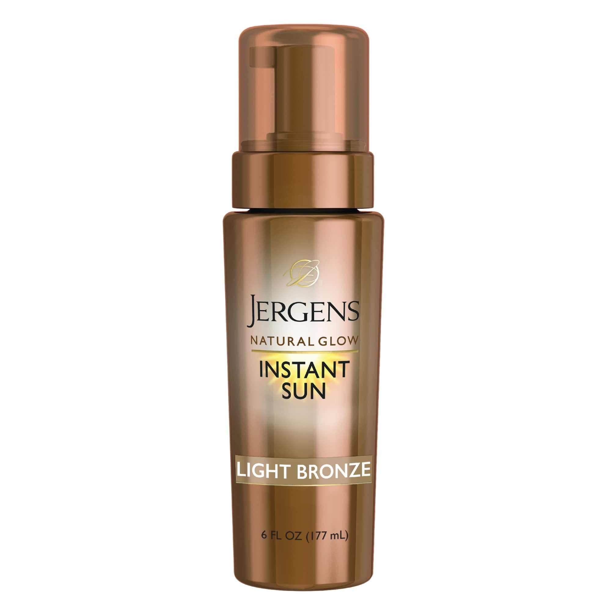 Jergens Natural Glow Instant Sun Body Mousse, Self Tanner for Light ...