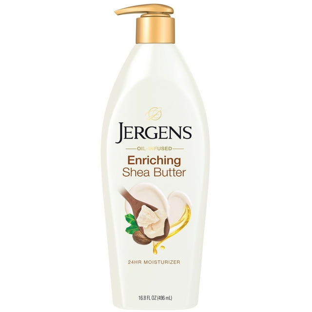 Jergens Shea Butter Lotion, Hand & Body Moisturizer, Dry Skin ...