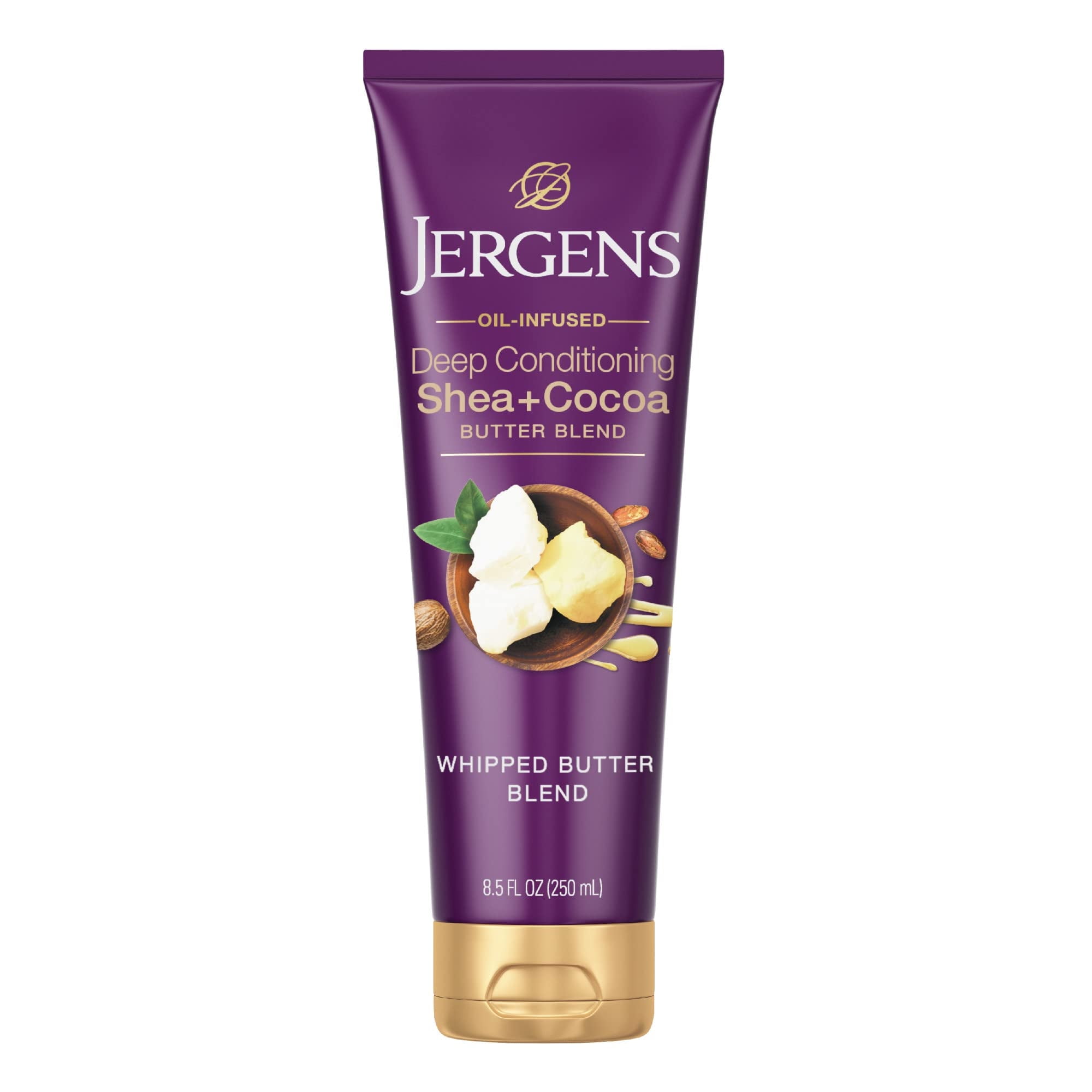 Jergens Shea and Cocoa SAF21 Whipped Body Butter Lotion, Tone Enriching ...