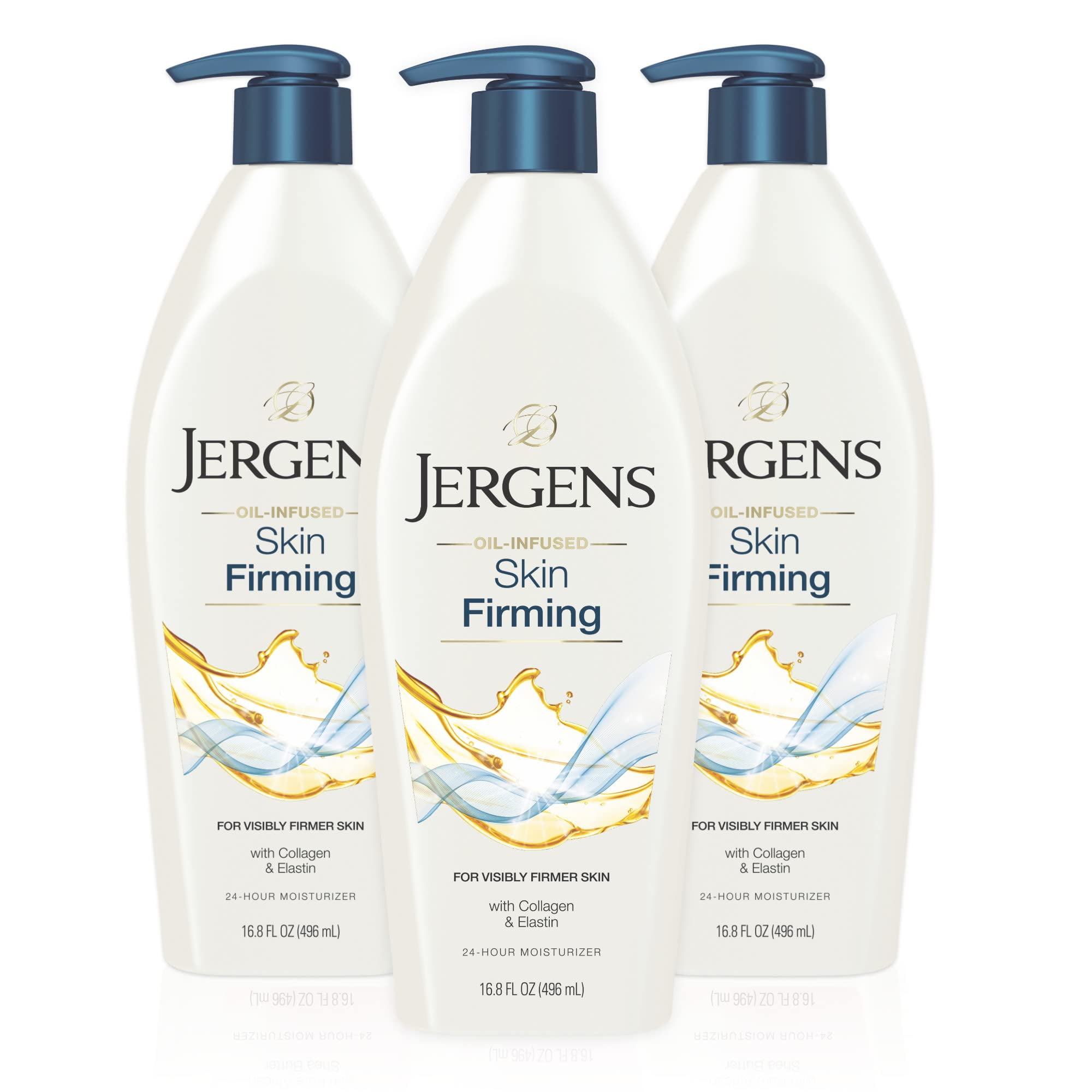 Jergens Skin Firming Body Lotion for Dry to Extra Dry Skin, Skin ...