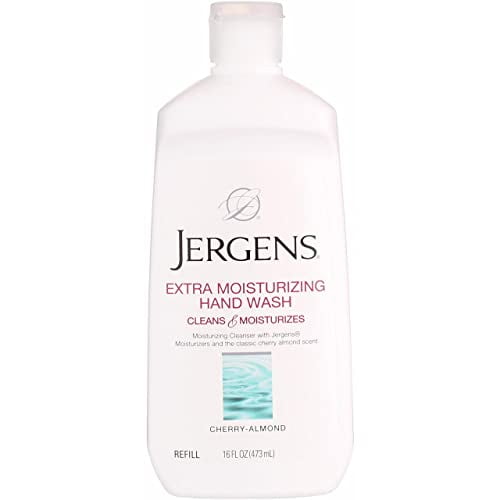 Jergens xtra Moisturizing Hand Wash Refill, Classic Cherry Almond, 16 ...