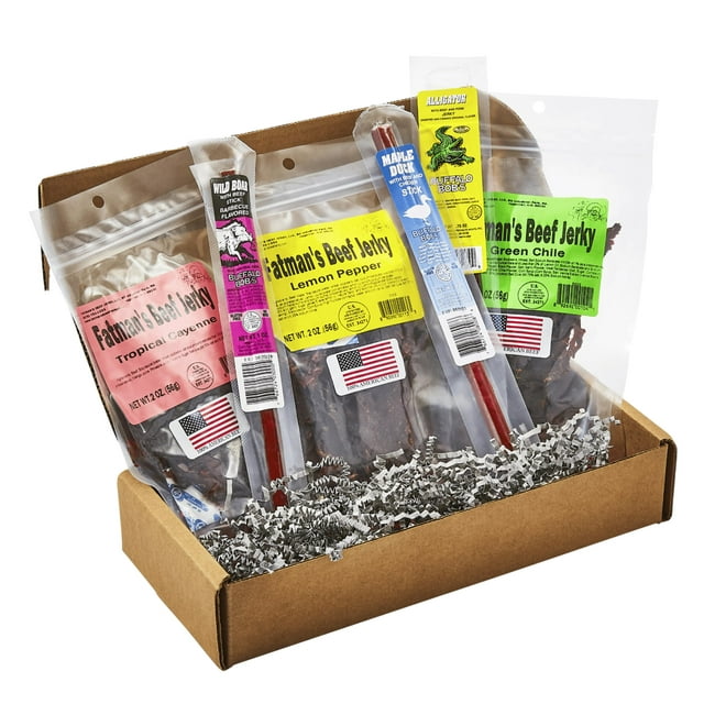 Jerky Dynasty Fatman's Beef DHF10 Jerky & Buffalo Bob's Sticks Pack ...