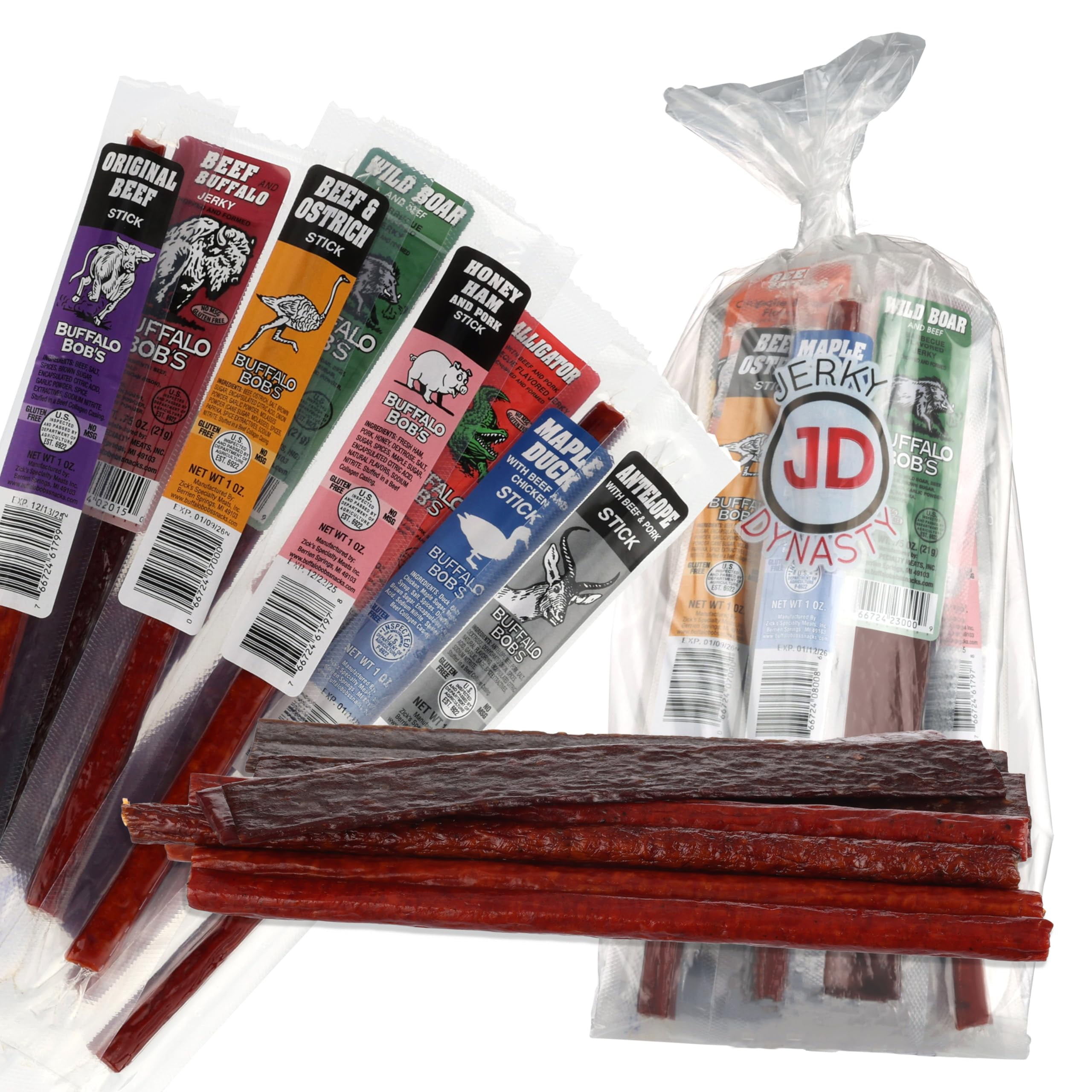 Jerky Dynasty The Ultimate MZF22 27-Piece Exotic Jerky Gift Set ...