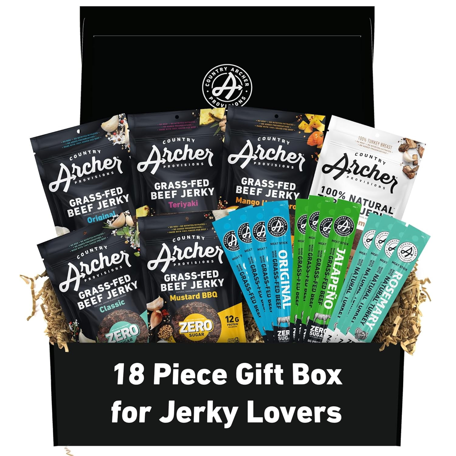 Jerky Valenine's Gif Box - ass Fed Jerky - 18pk - One of Everyhing ...