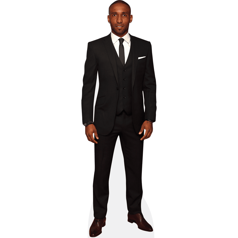 Jermain Defoe (Black Suit) Mini Cardboard Cutout Standee - Walmart.com