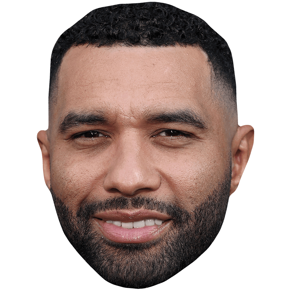 Jermaine Pennant (Beard) Big Head. Larger than life mask. - Walmart.com