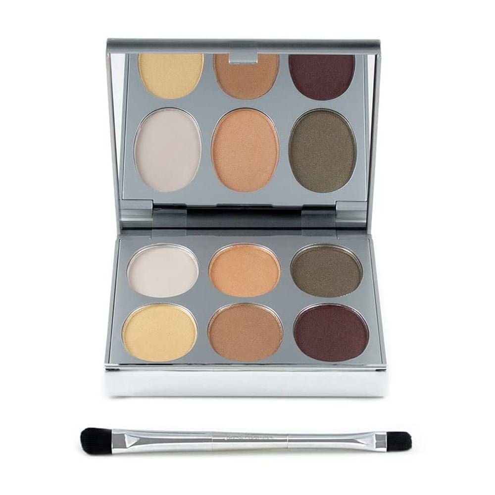 Jerome Alexander New Again Eyeshadow Palette & Brush, 6 Buildable ...