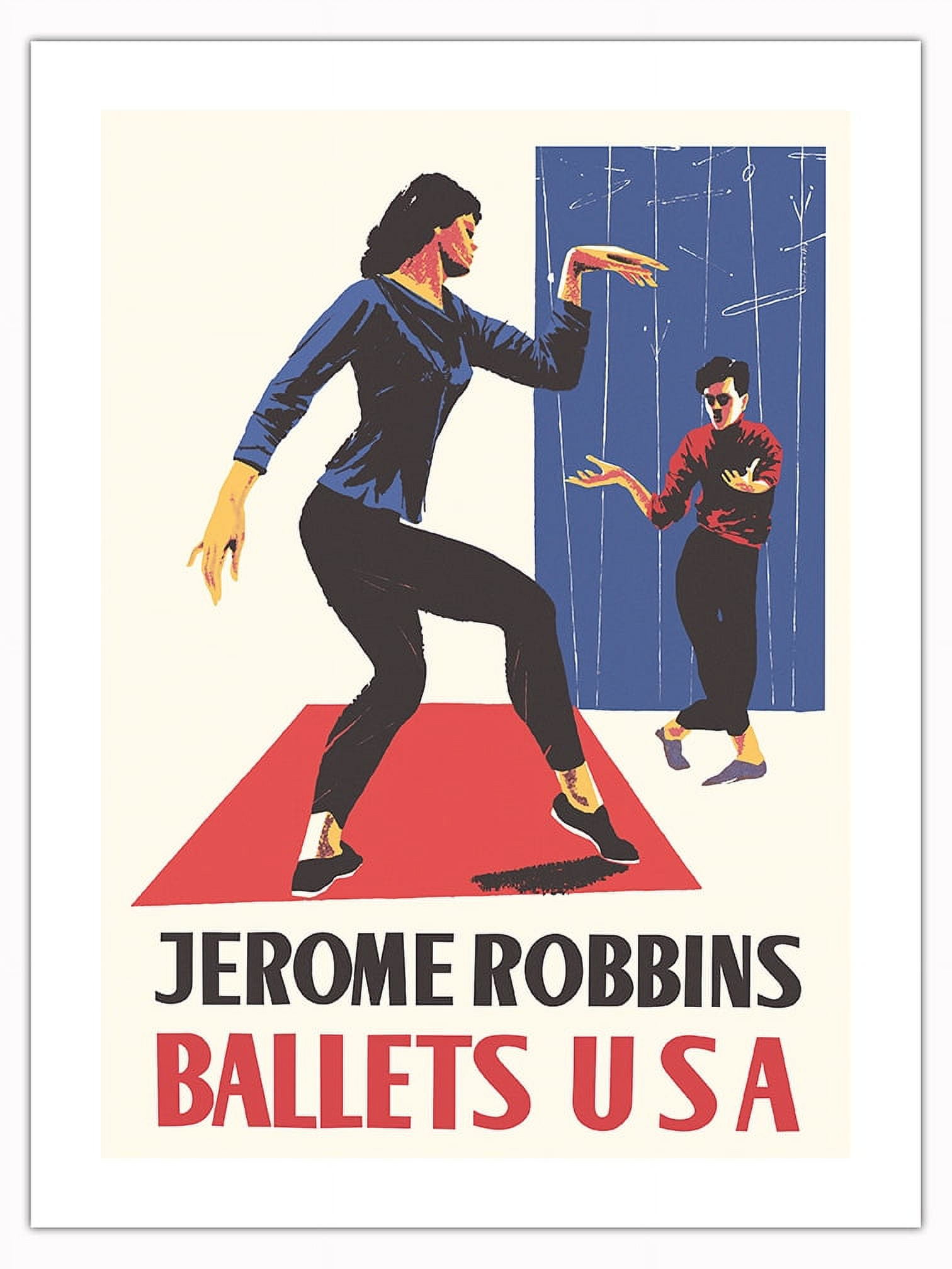Jerome Robbins Ballets USA - Vintage Dance Poster by H. Suceska c.1959 ...