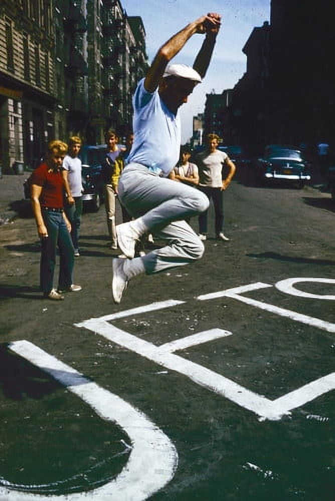 Jerome Robbins in West Side Story Choreographing dance routine on set ...