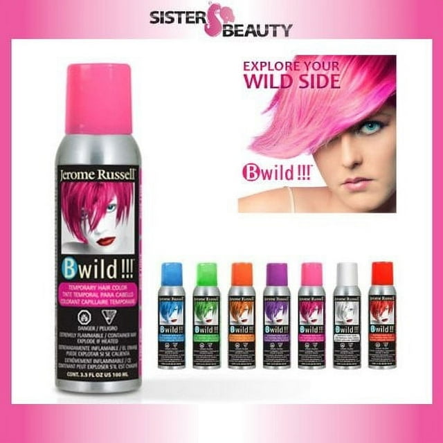 Jerome Russell B Wild Temp'Ry Color Spray, Lynx Pink3.5 Oz - Walmart.com
