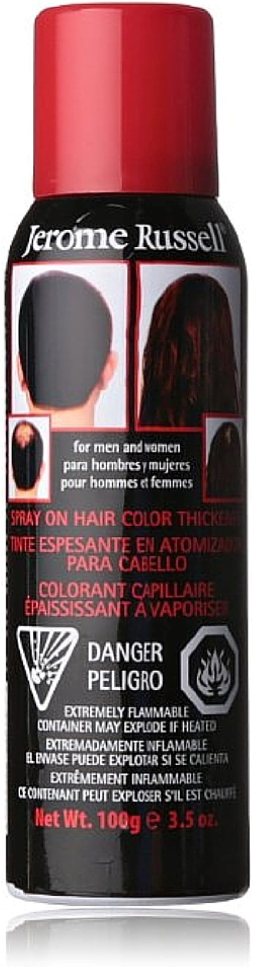 Jerome Russell Hair Color Thickener, Jet Black, 3.5 oz, Pack of 3, for ...