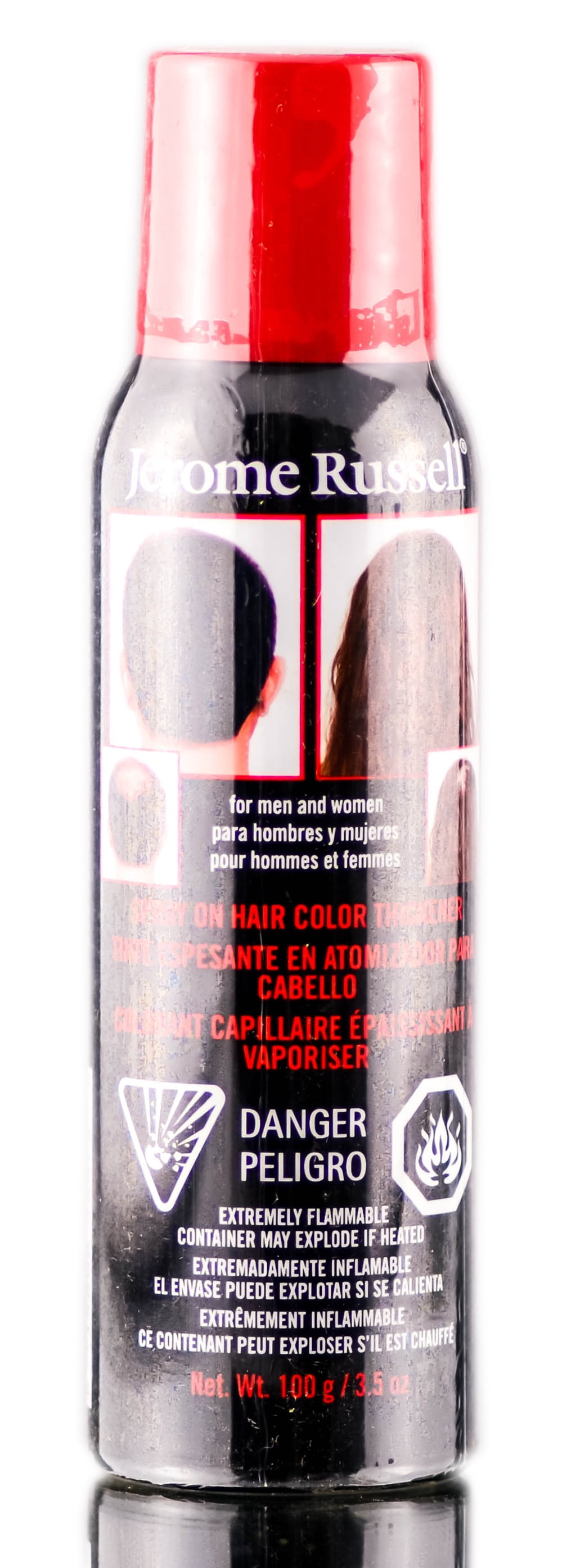 Jerome Russell Washable Hair Color Thickener Spray, Silver/Grey, 3.5 Oz ...