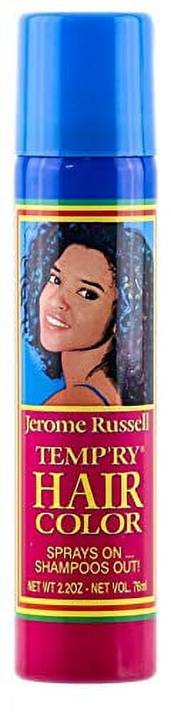 Jerome Russell TEMP-RY HAIR COLOR SPRAY, Temporary Aerosol Hairspray ...
