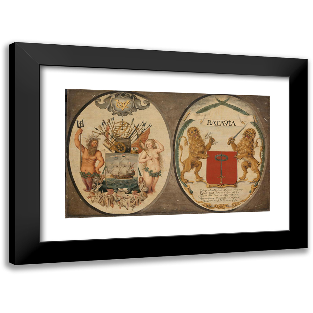 Jeronimus Becx II 18x13 Black Modern Framed Museum Art Print Titled ...