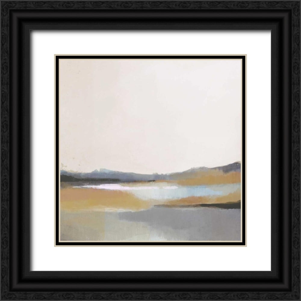 Jerry, Alison 12x12 Black Ornate Wood Framed with Double Matting Museum ...