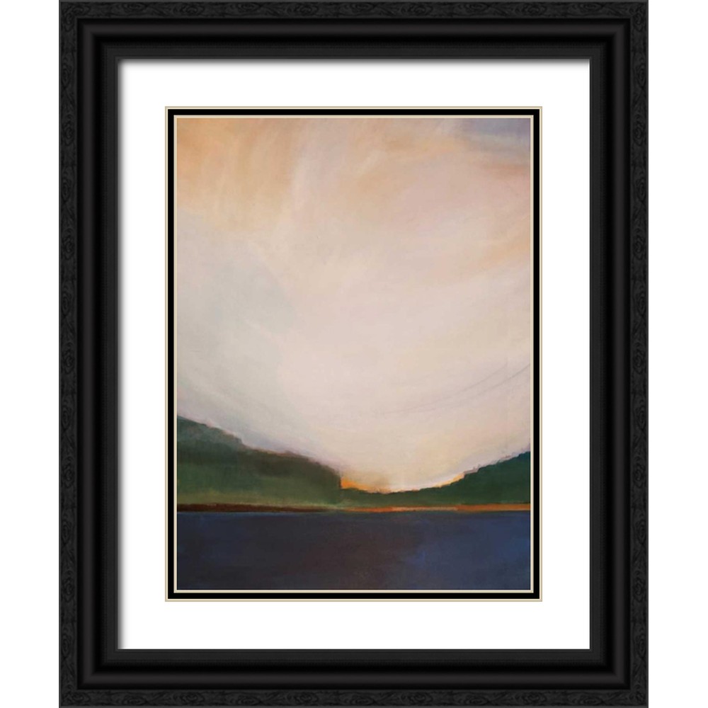 Jerry, Alison 25x32 Black Ornate Wood Framed with Double Matting Museum ...