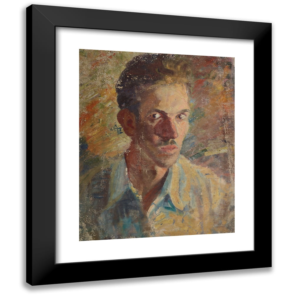 Jerry Bywaters 15x18 Black Modern Framed Museum Art Print Titled - Self ...