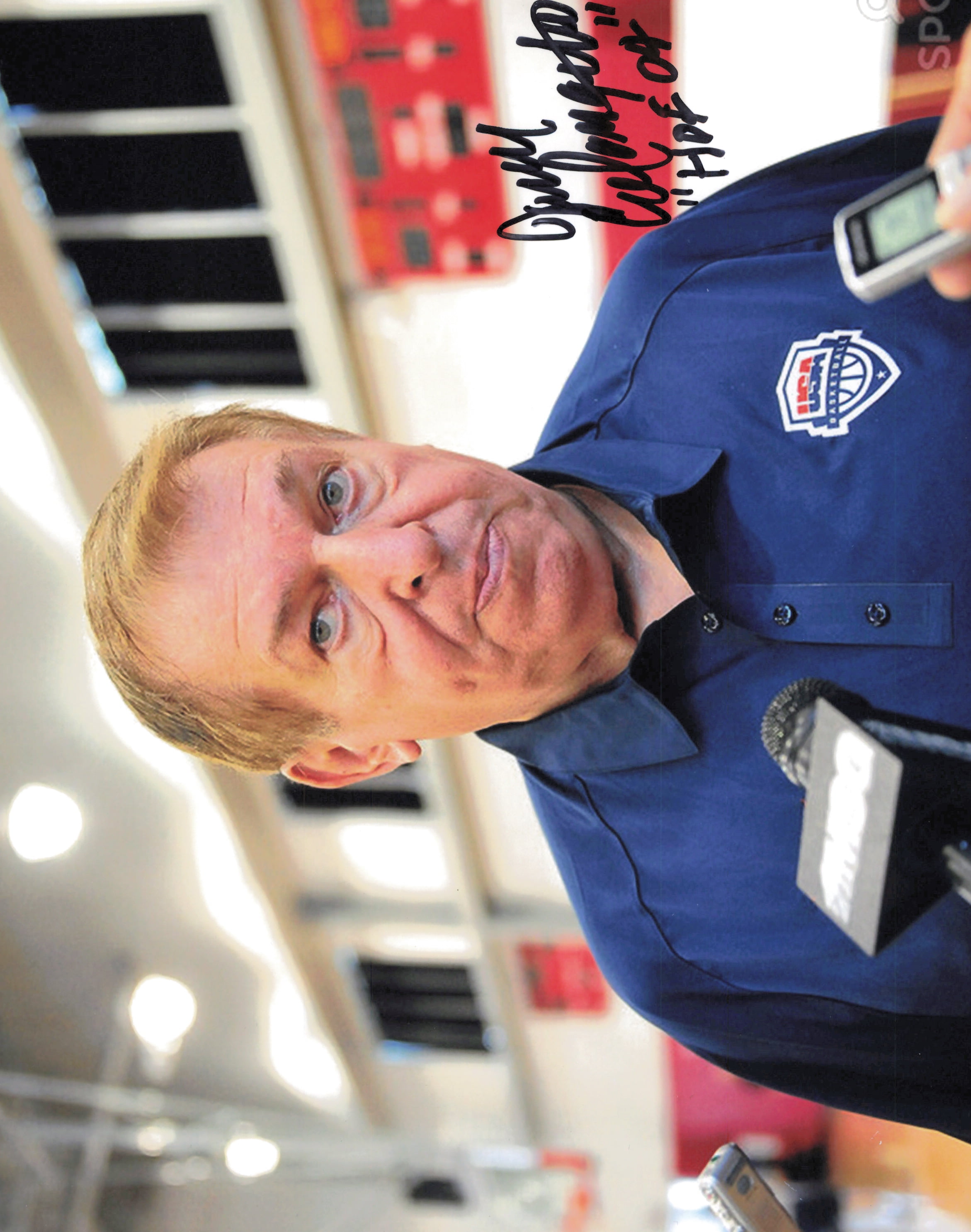 Jerry Colangelo Autographed 8x10 Photo Team USA Men's National ...