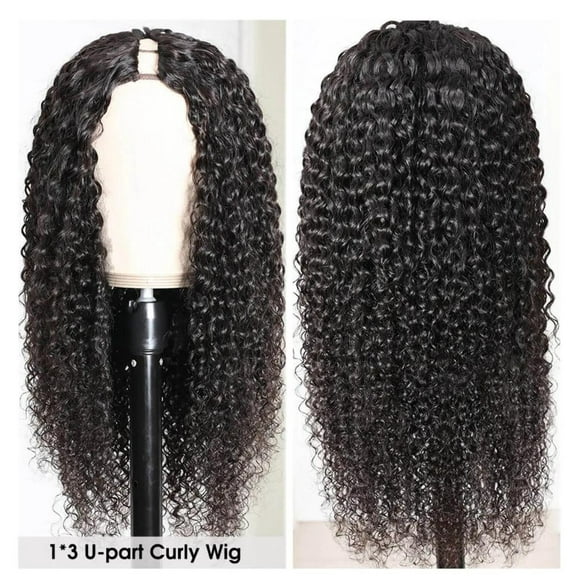 U Part Human Hair Wig
