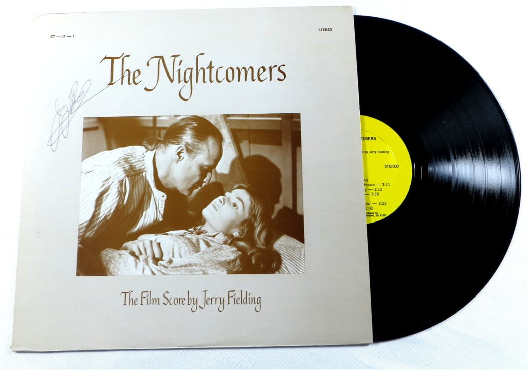 Jerry Fielding Signed Autographed Record Album Cover The Nightcomers ...