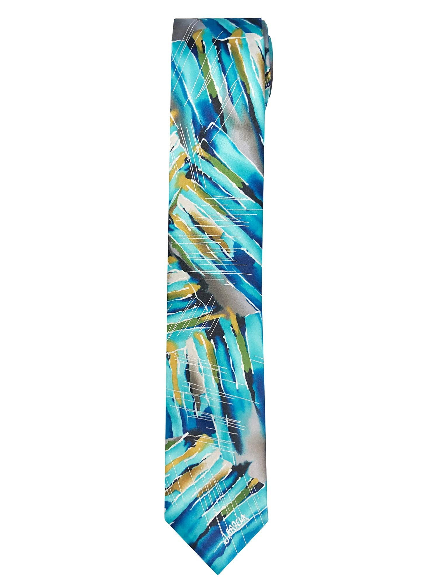 Jerry Garcia Elegant Men's Neck Tie - Interstices Artwork, Regular ...