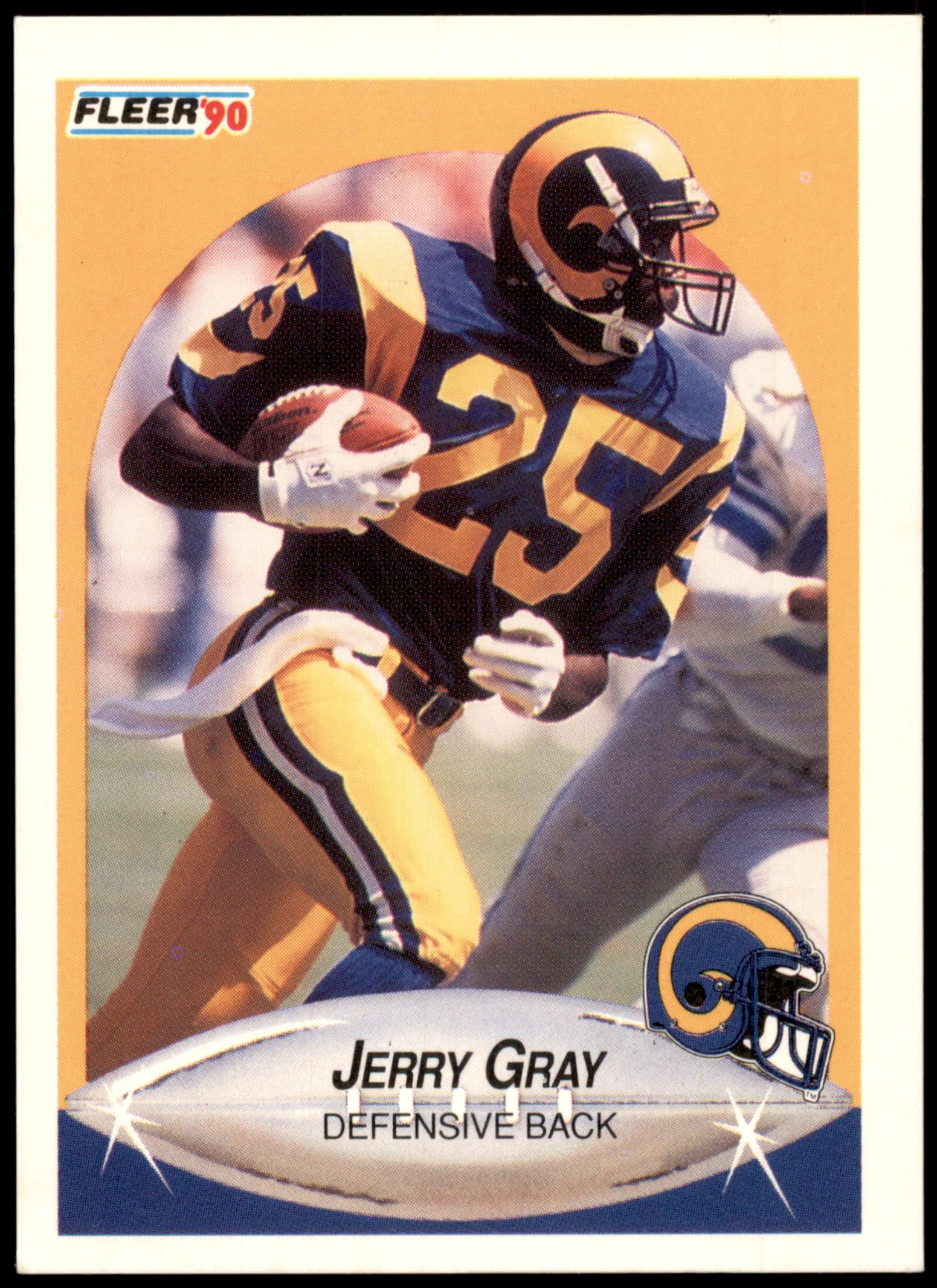 Jerry Gray #37 1990 Fleer - Walmart.com