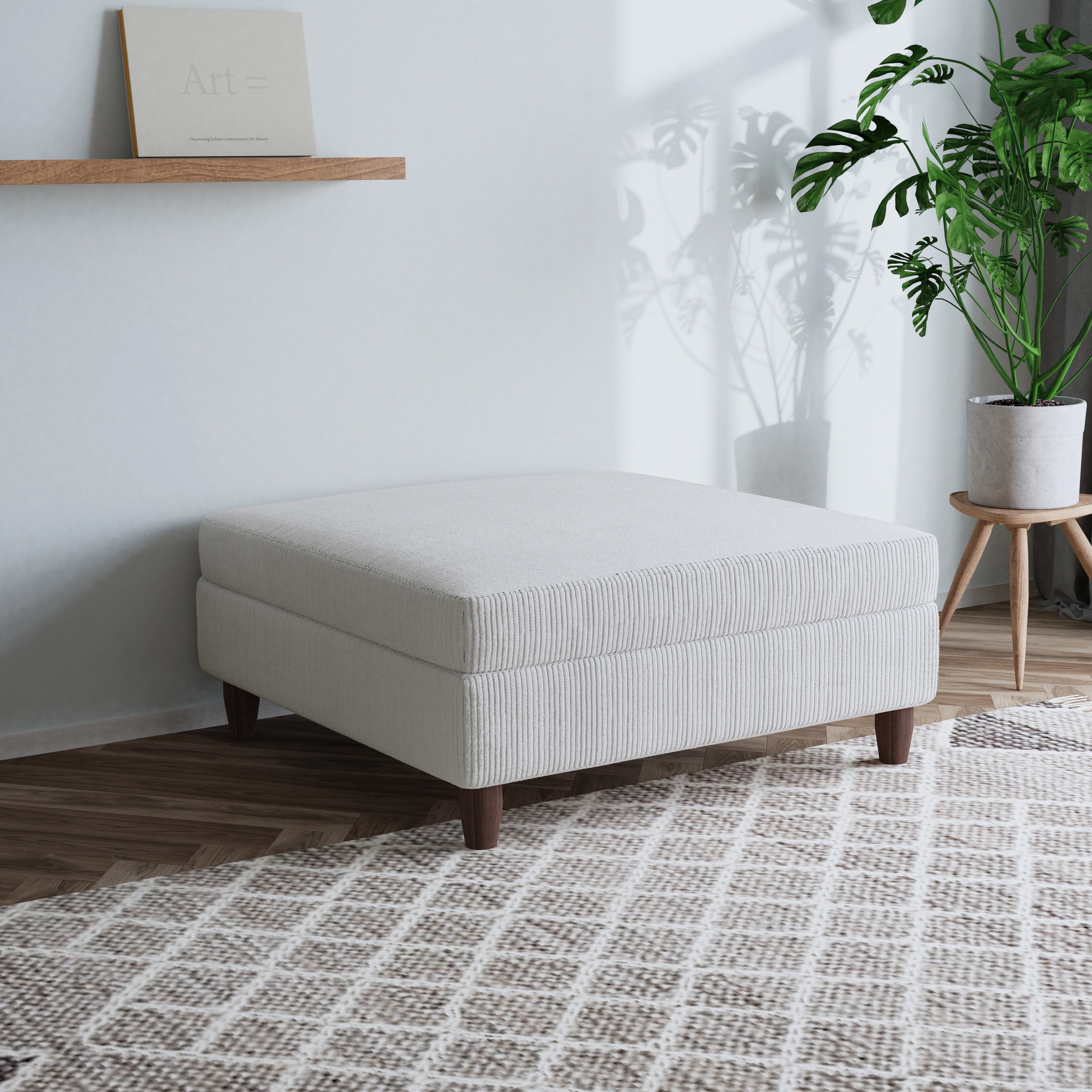 Jerry Guo Free Combination Multi-Shaped Corduroy Sofa Modular Ottoman ...