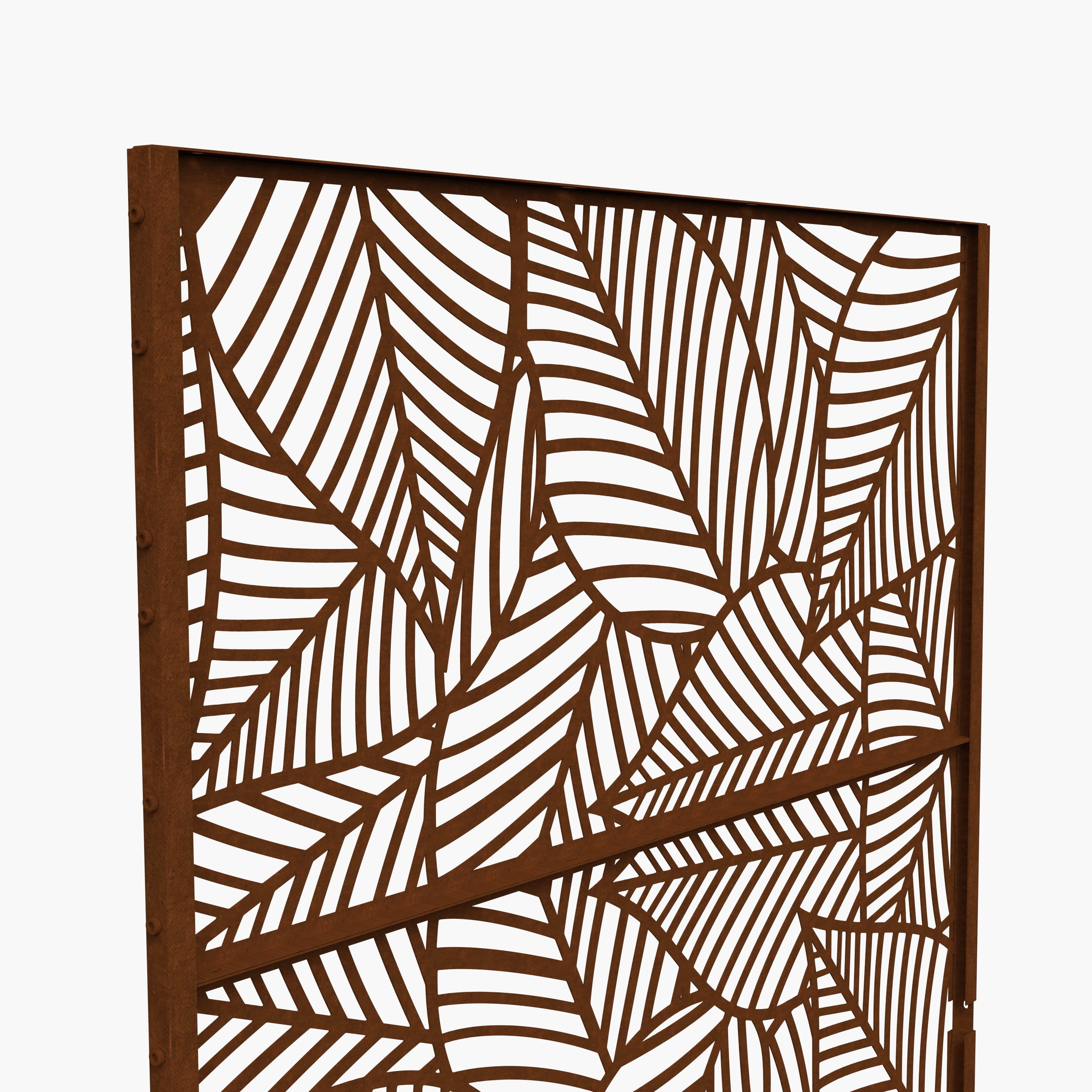 Lumibee Outdoor Privacy Screen with Stand for Patio Garden Metal Fence ...