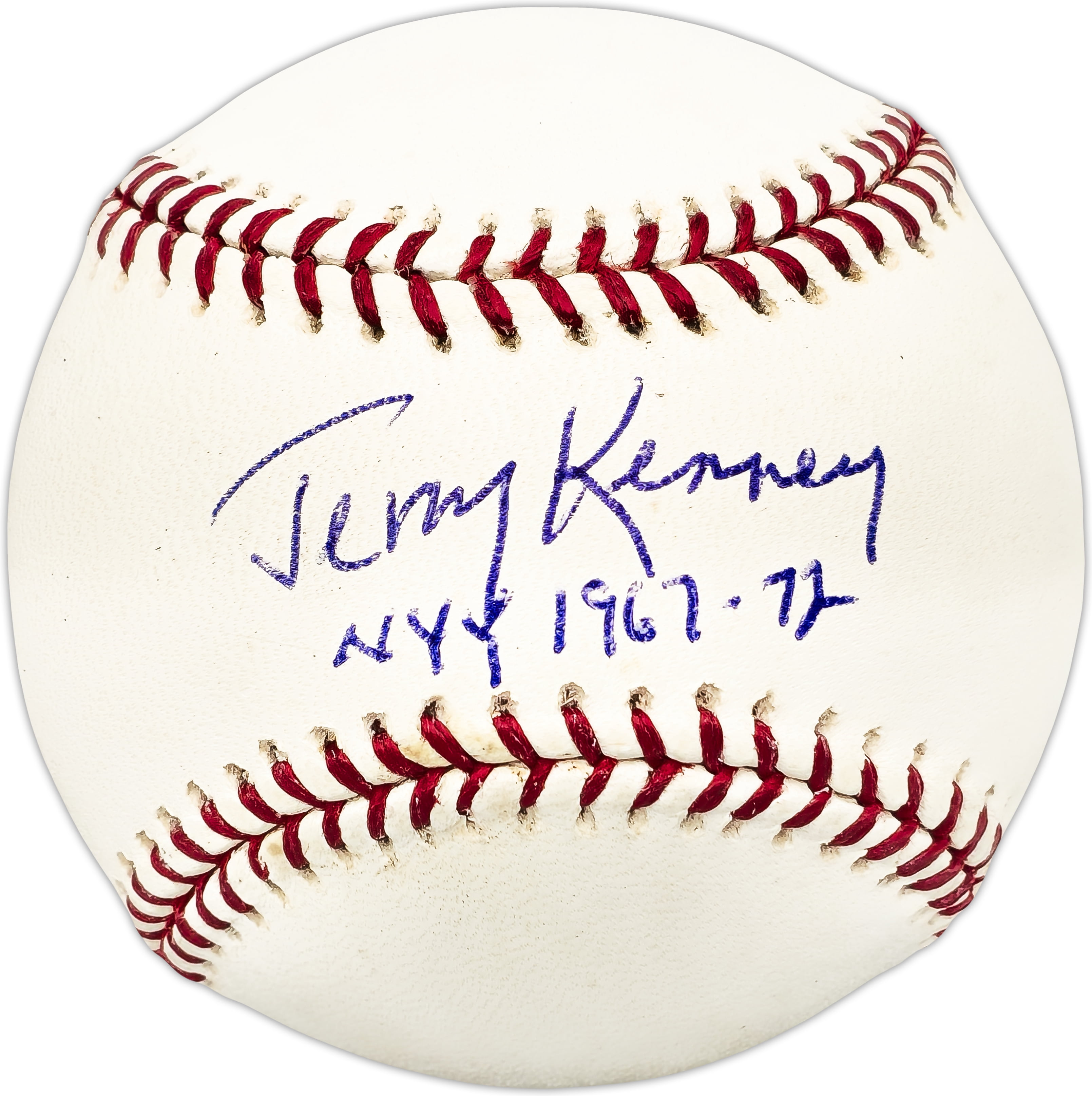 Jerry Kenney Autographed Official MLB Baseball New York Yankees "NYY ...