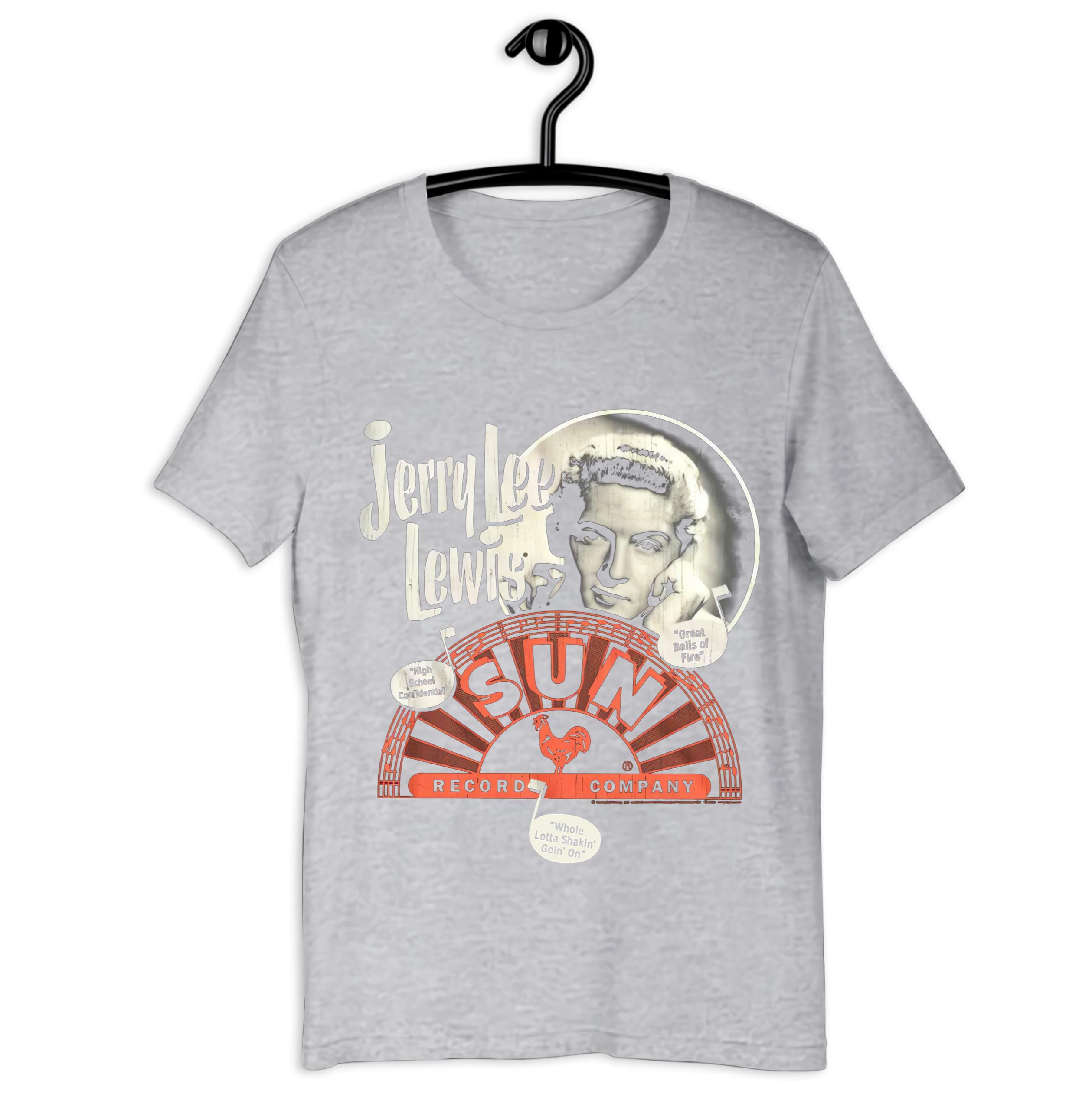 Jerry Lee Lewis Music Note Song Titles Music Shirt - Walmart.com