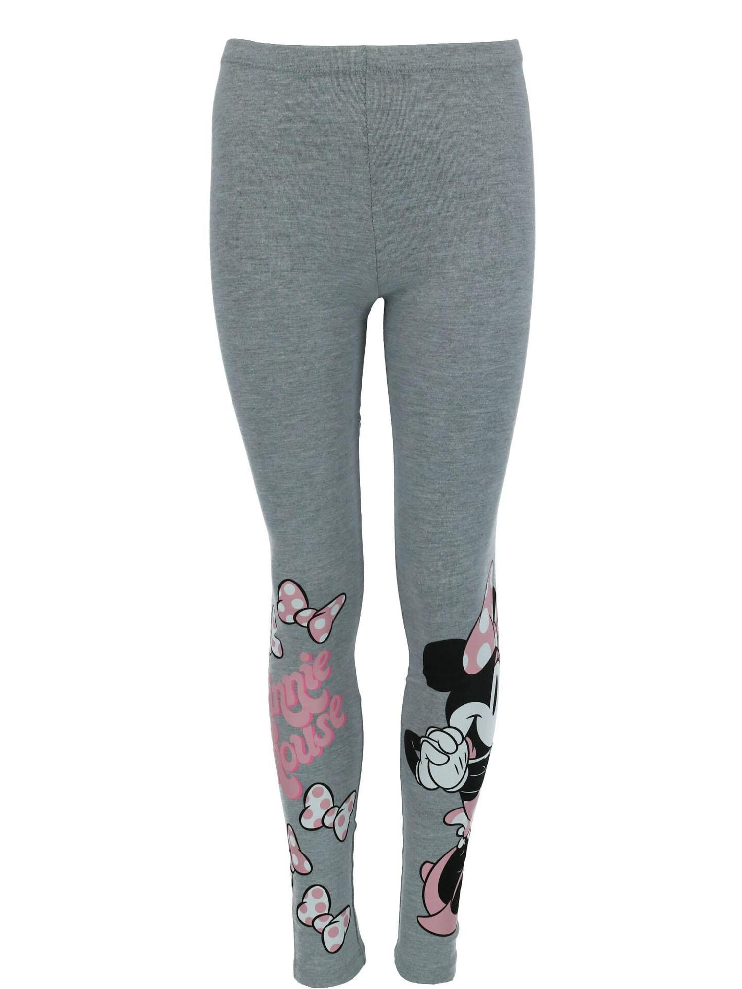 Jerry Leigh Minnie Mouse Leggings - Girls Disney Bows Print - Walmart.com