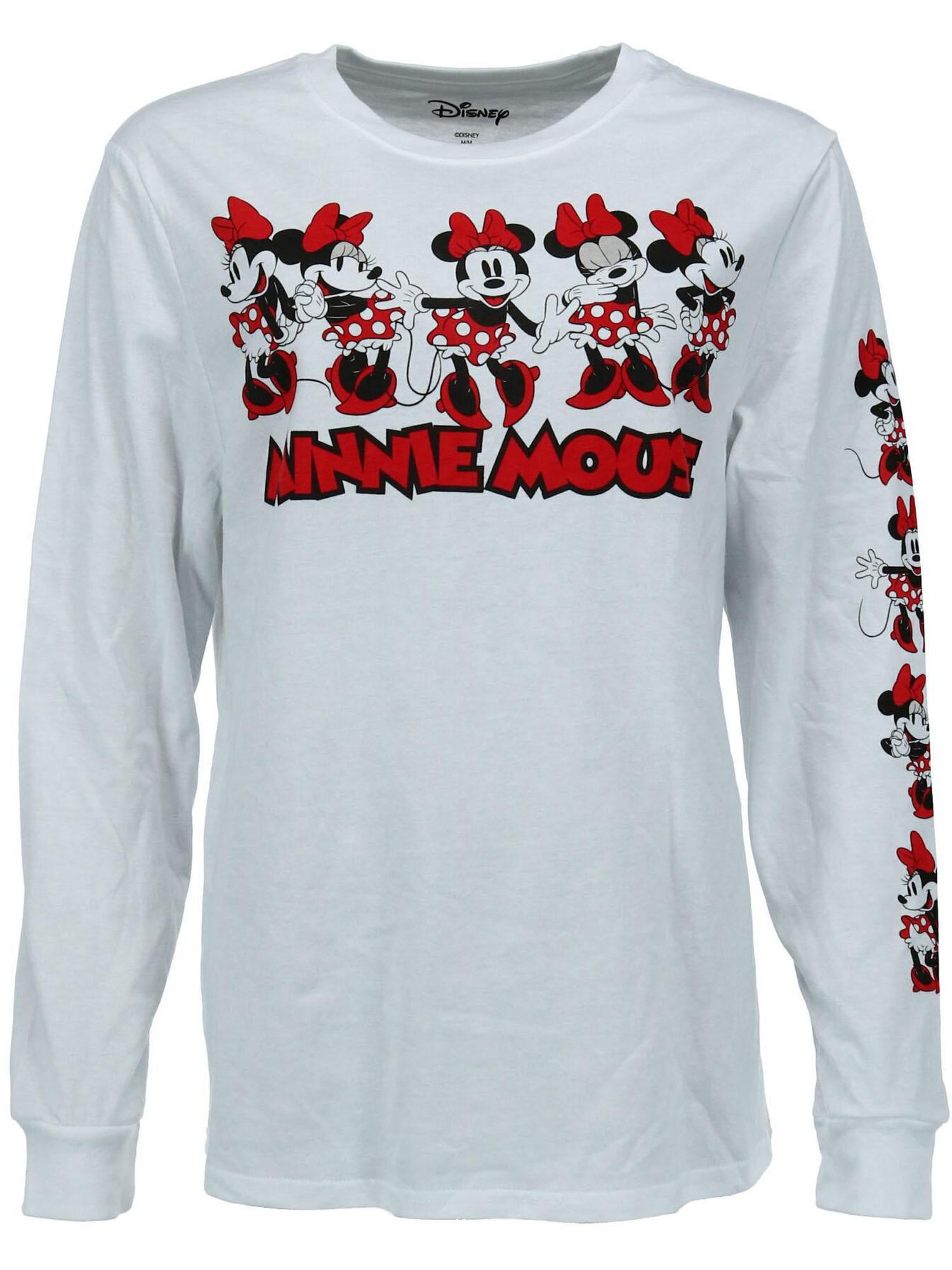 Jerry Leigh Disney Many Minnie Mouse Long Sleeve Top (Women) - Walmart.com