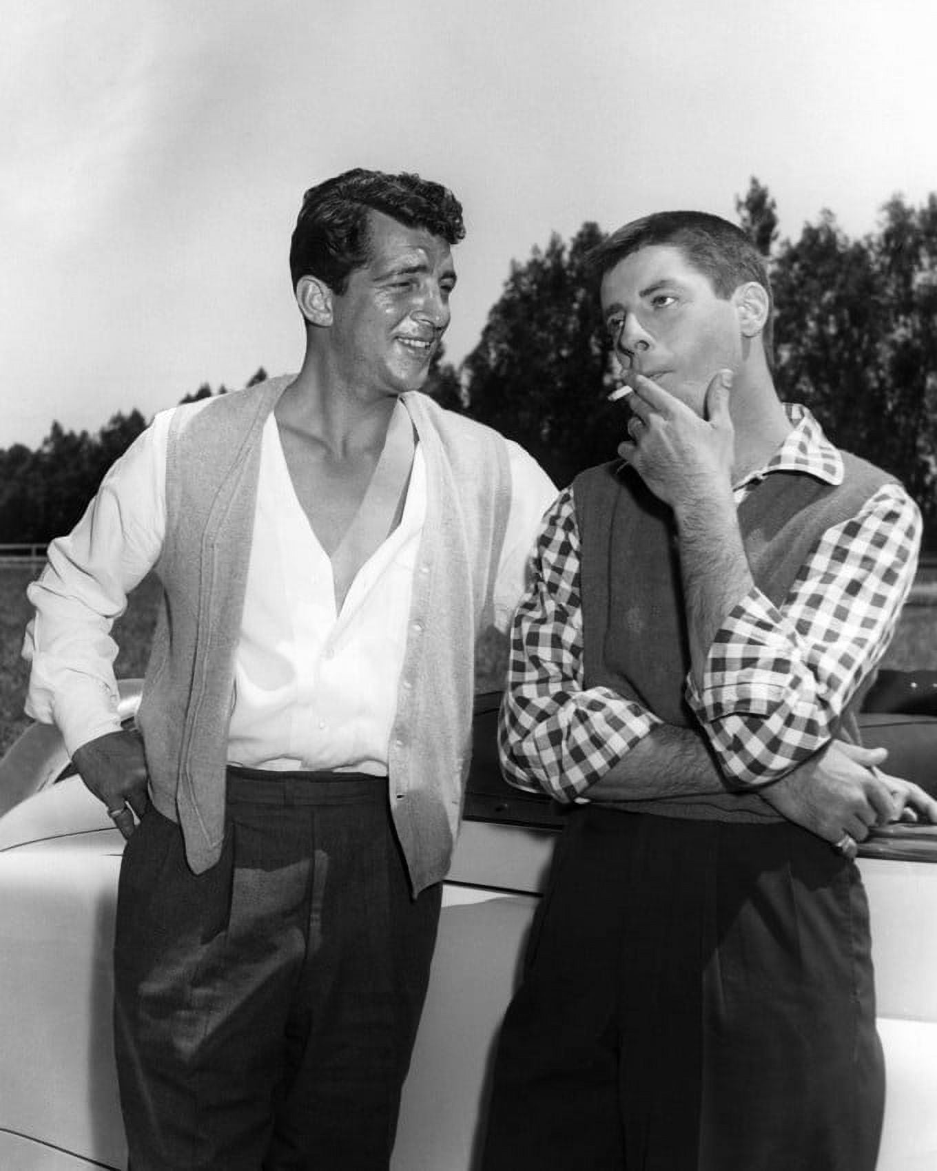 Jerry Lewis Dean Martin Jerry And Dean Relaxing Relaxing 1950's 24x36 ...